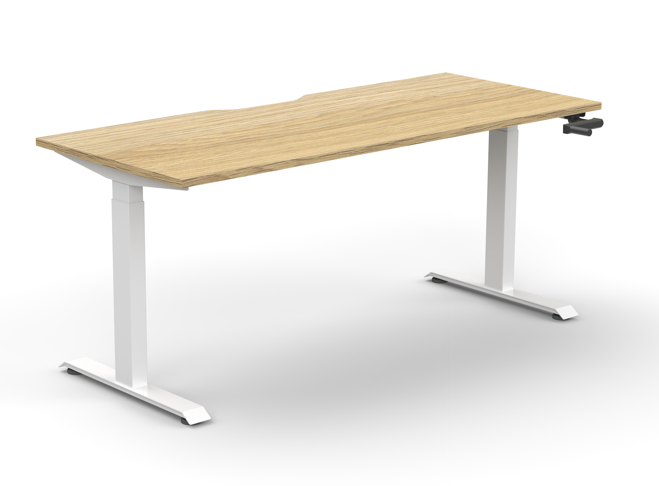Boost Manual Height Adjustable Single Sided Workstation