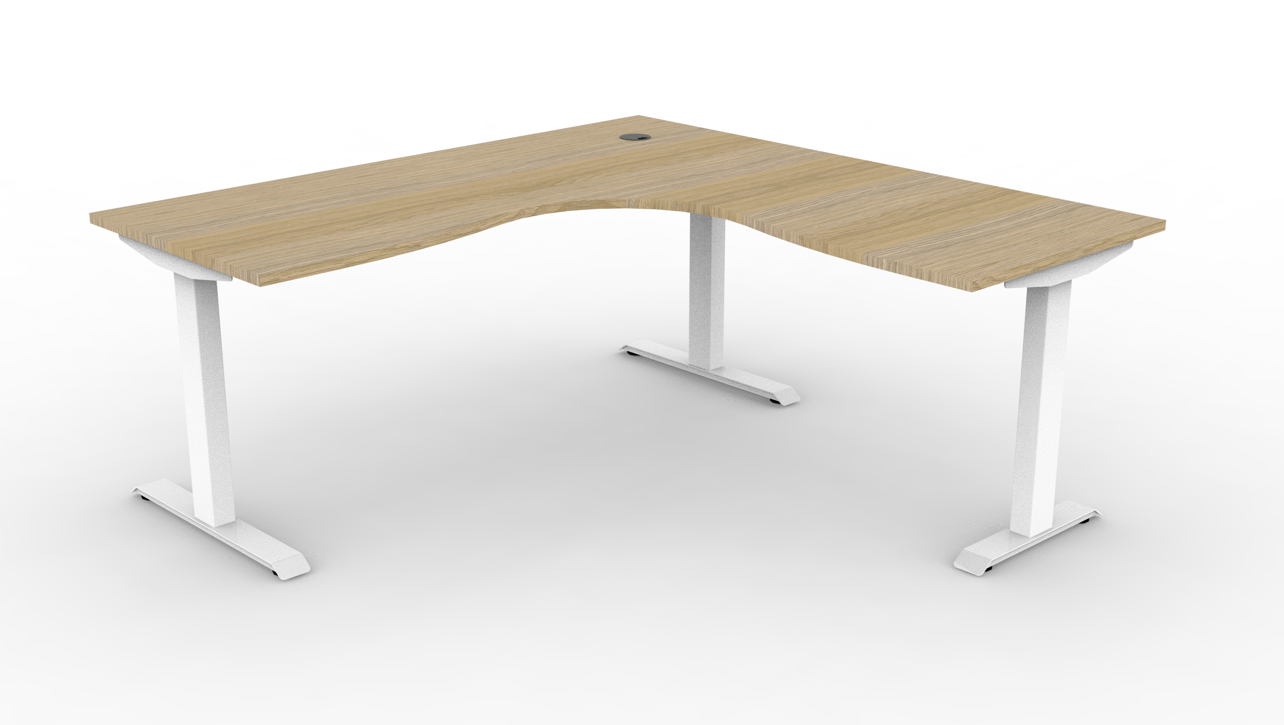 Boost Plus Fixed Height Corner Workstation